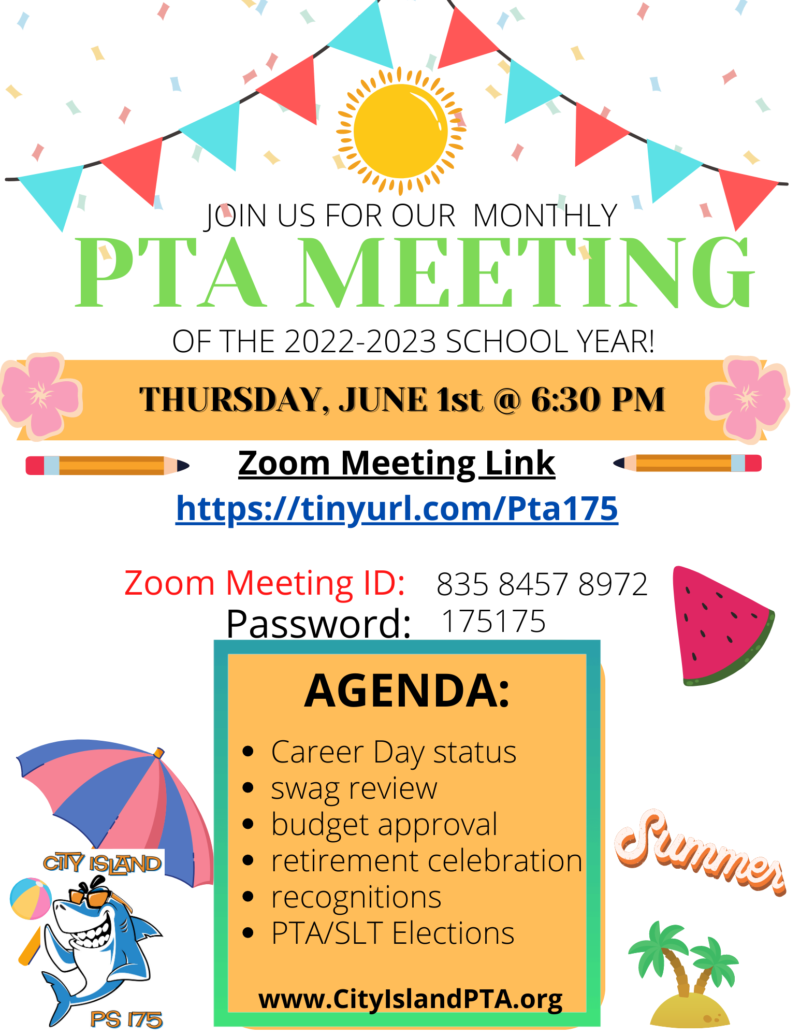 Events from September 27 – November 8, 2022 – City Island School – PS ...